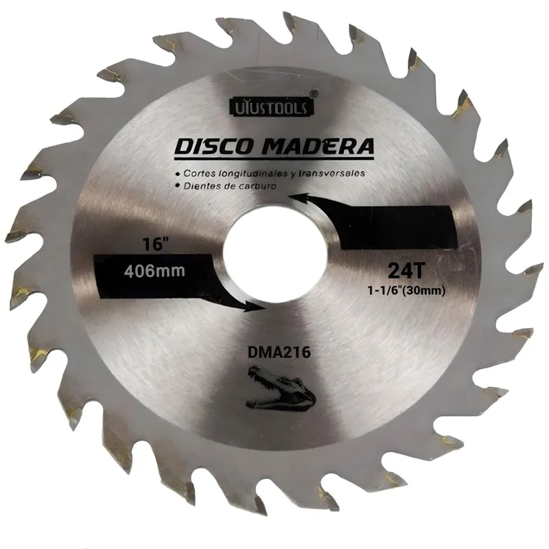 Disco Sierra Corte Profesional para Madera 16 Pulgadas X 24 D Uyustools ...