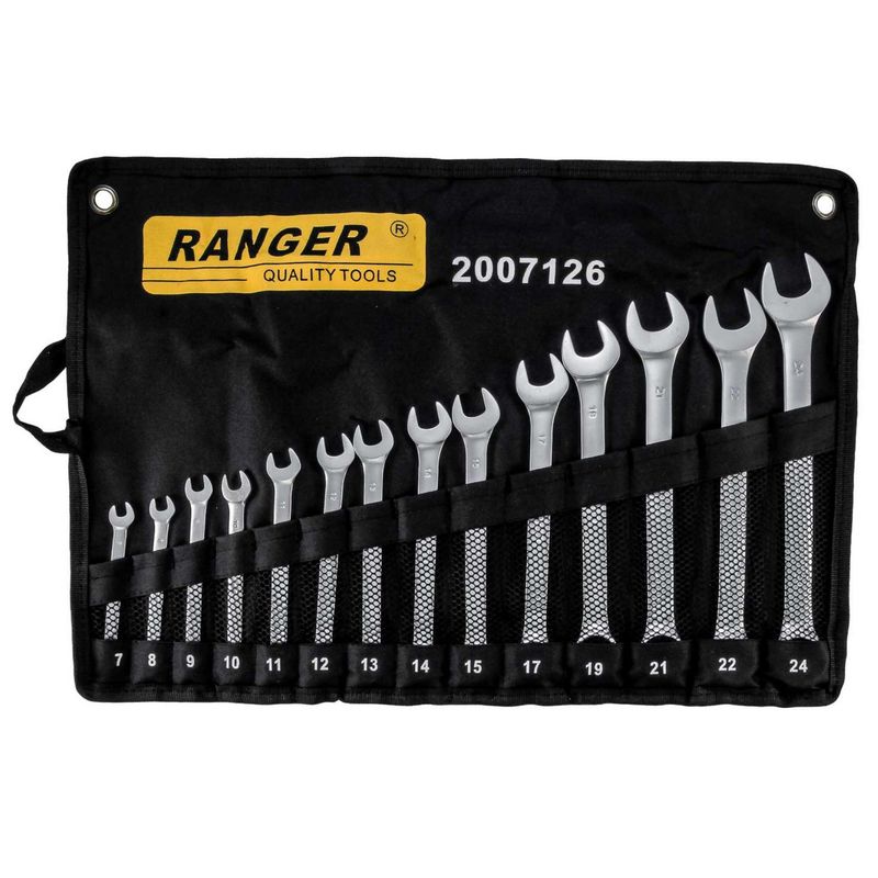 Juego de Llaves Mixtas Combinadas con 14 Piezas de 7 a 24 mm Ranger ...