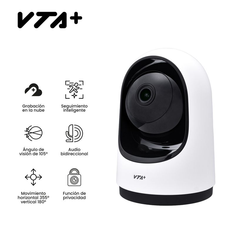 Cámara Movimiento Wifi Interior 2K Roket Vta.+ VTA PLUS | falabella.com