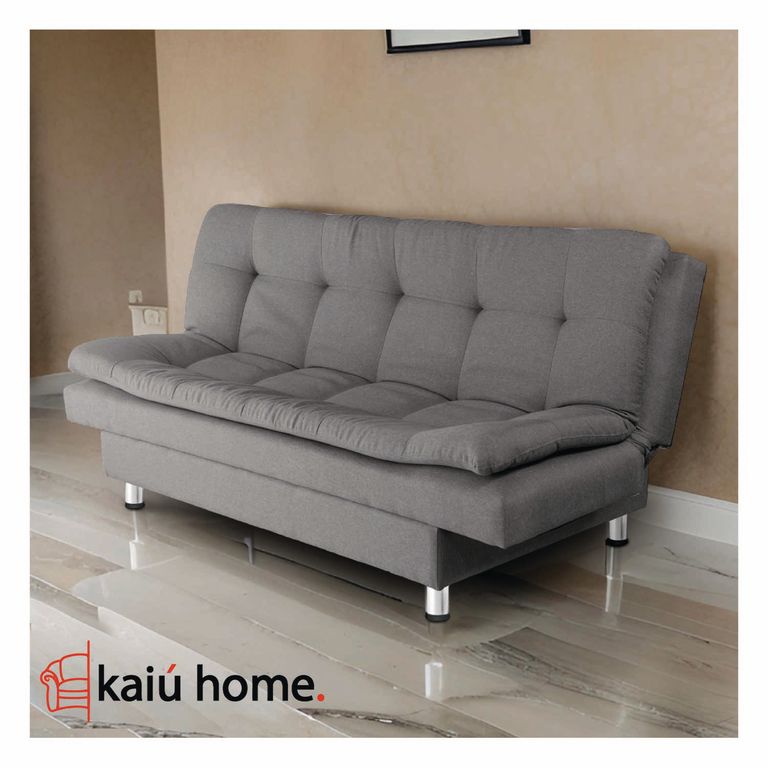 Sofá Cama Dante 180X86X100 Gris Tela Tipo Lino KAIU HOME | falabella.com