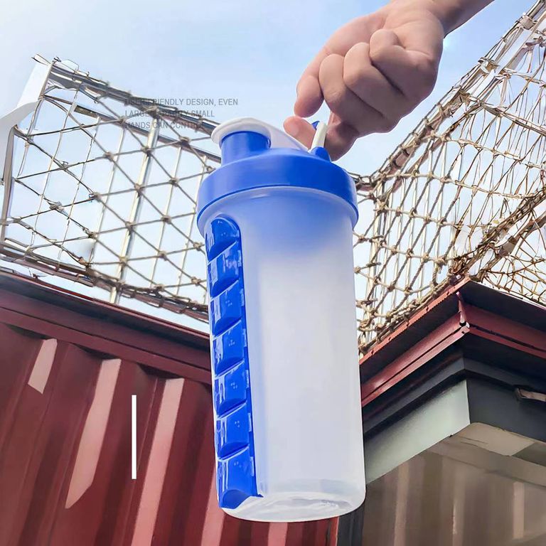 Botella Pastillero Azul 600 ml JUST HOME COLLECTION | falabella.com