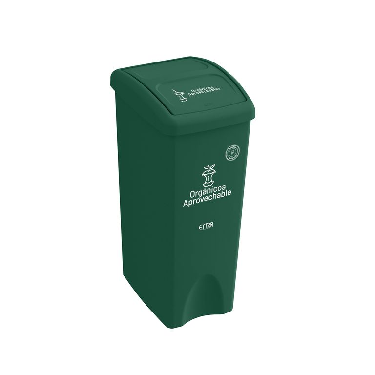Caneca Plástica Vaivén 53 Litros Verde Eco ESTRA | Falabella Colombia