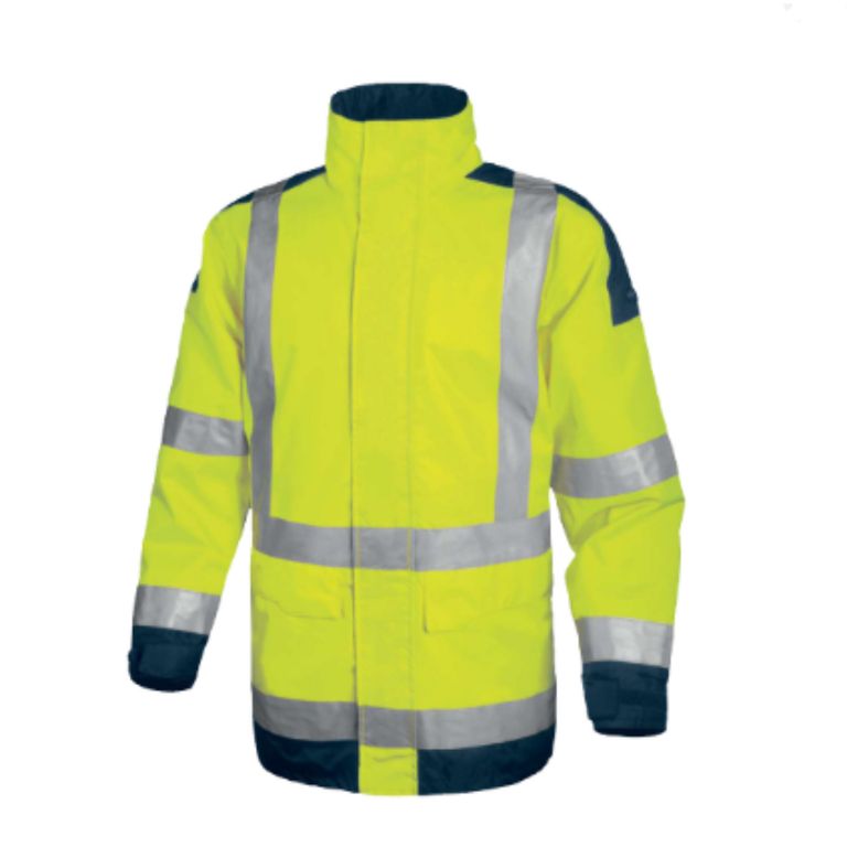 Chaqueta Impermeable Universal de Alta Visibilidad Talla XL Delta Plus ...