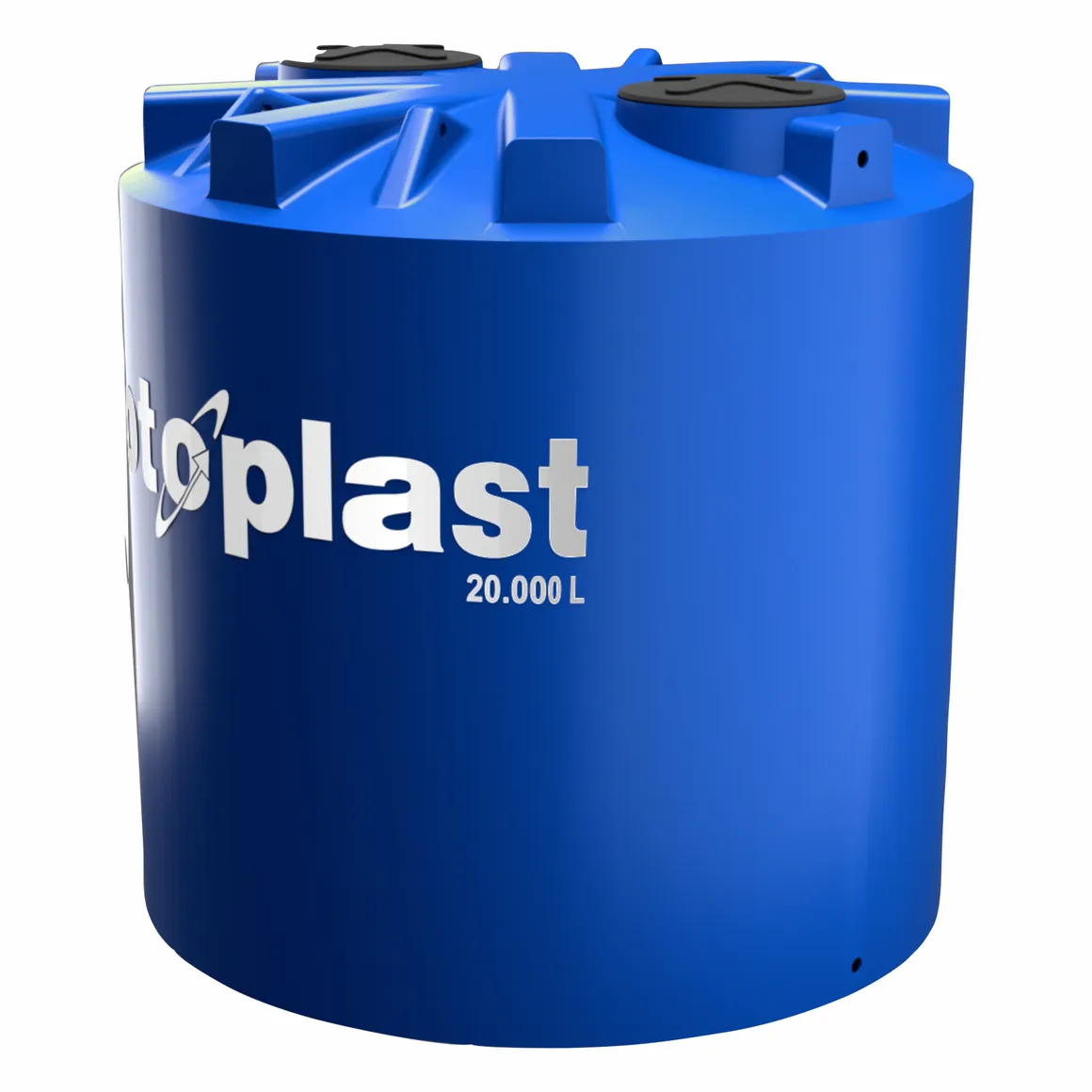 Tanque Cilíndrico Vertical De 20.000 Litros Azul - Homecenter.com.co