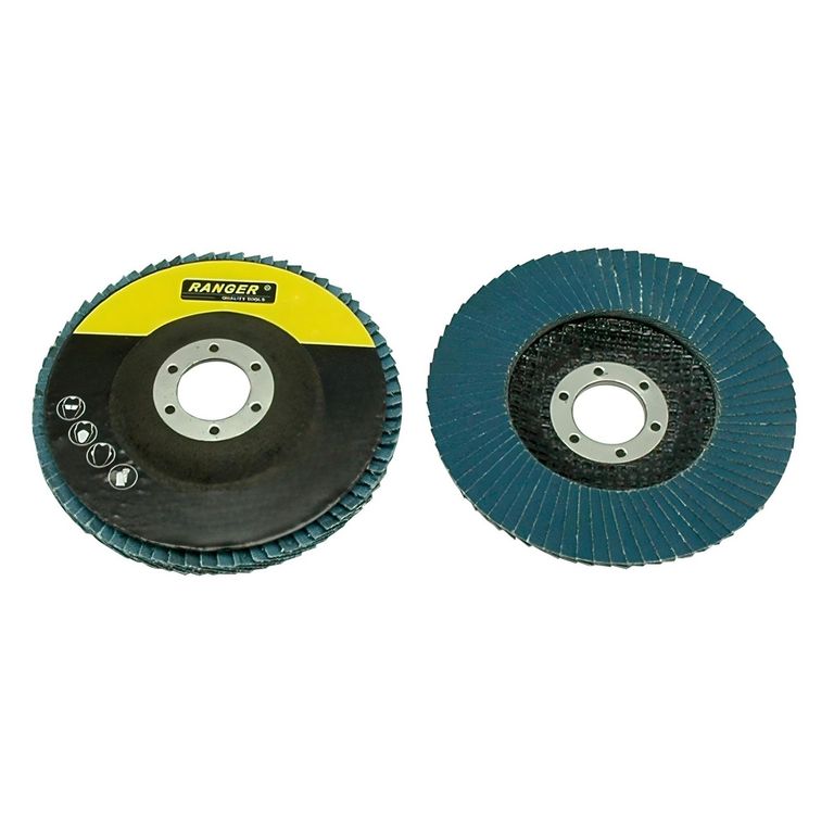 Disco Flap Zirconio 7 Pulgadas Grano #120 para Metal y Madera Ranger ...