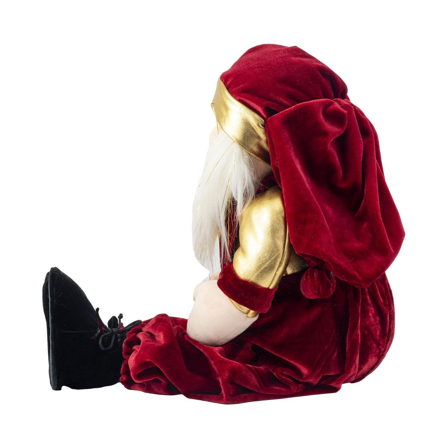 Papá Noel Rojo Dorado de Navidad - Homecenter.com.co