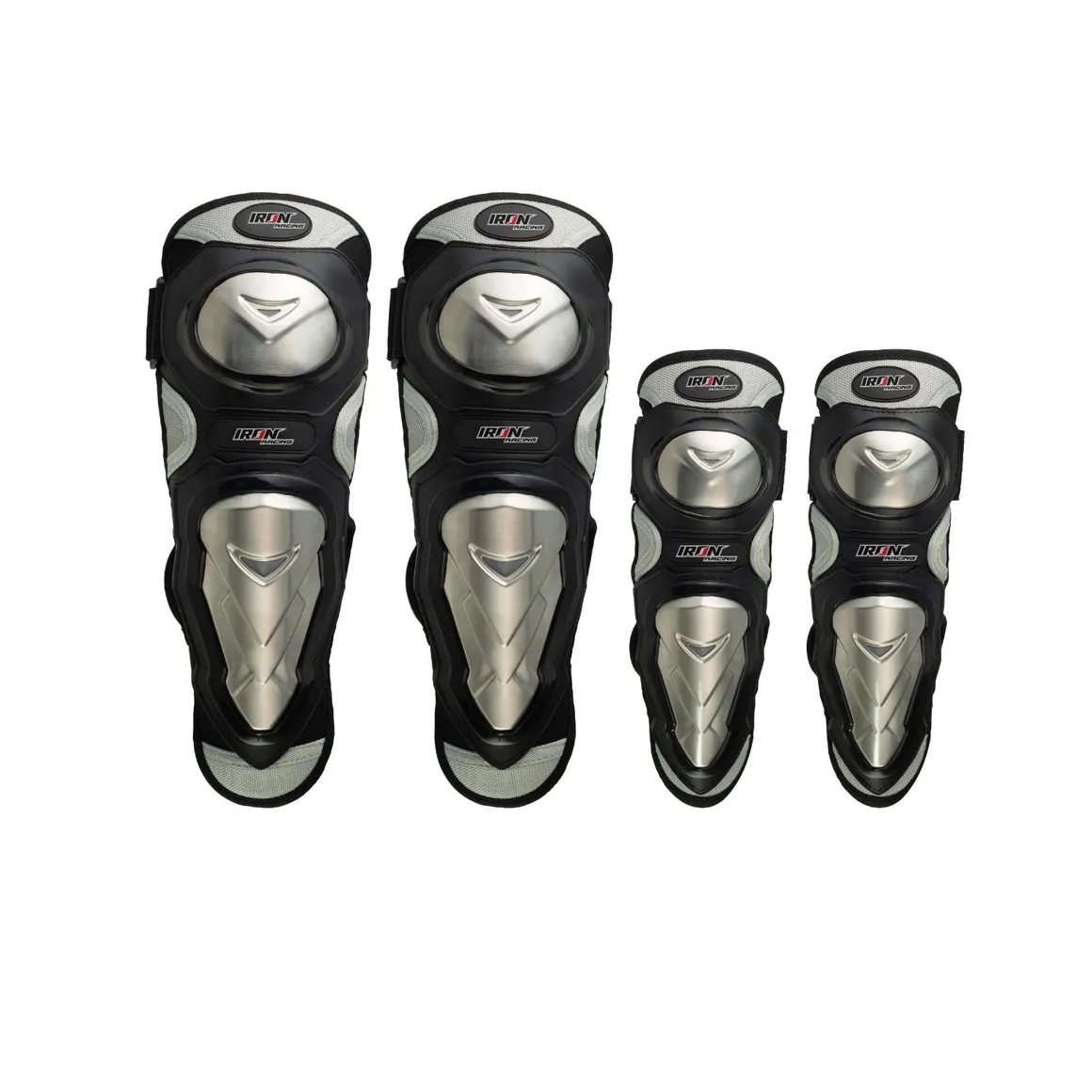 Set Protector De Rodillas Inoxidable Iron Racing - Homecenter.com.co