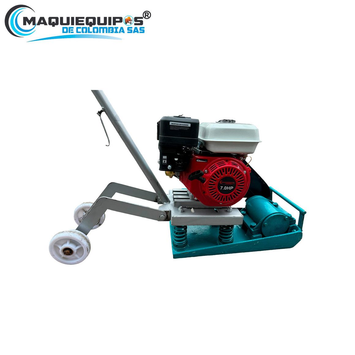 Rana Vibrocompactadora 56X30 Motor Gasolina 7HP Incluye Protector de ...