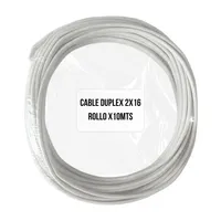 Cable Dúplex 2X16 100M Blanco Centelsa - Homecenter.com.co