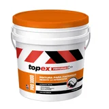 Pintura Topex Fachada Blanco 5 Galones + Brocha - Homecenter.com.co