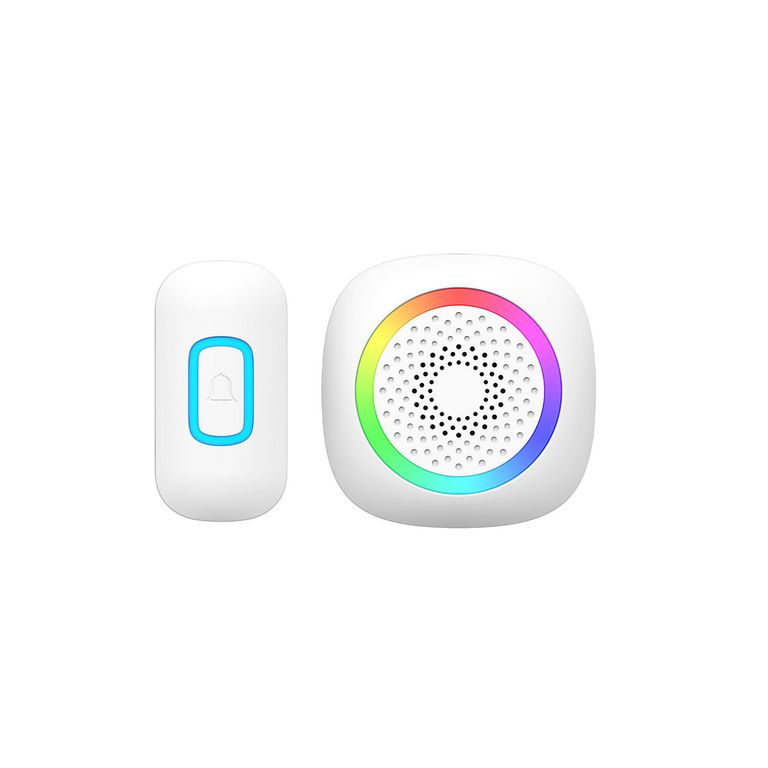 Timbre Inalambrico Electrico Rgb 60 Tonos Alcance 300m DAIRU ...