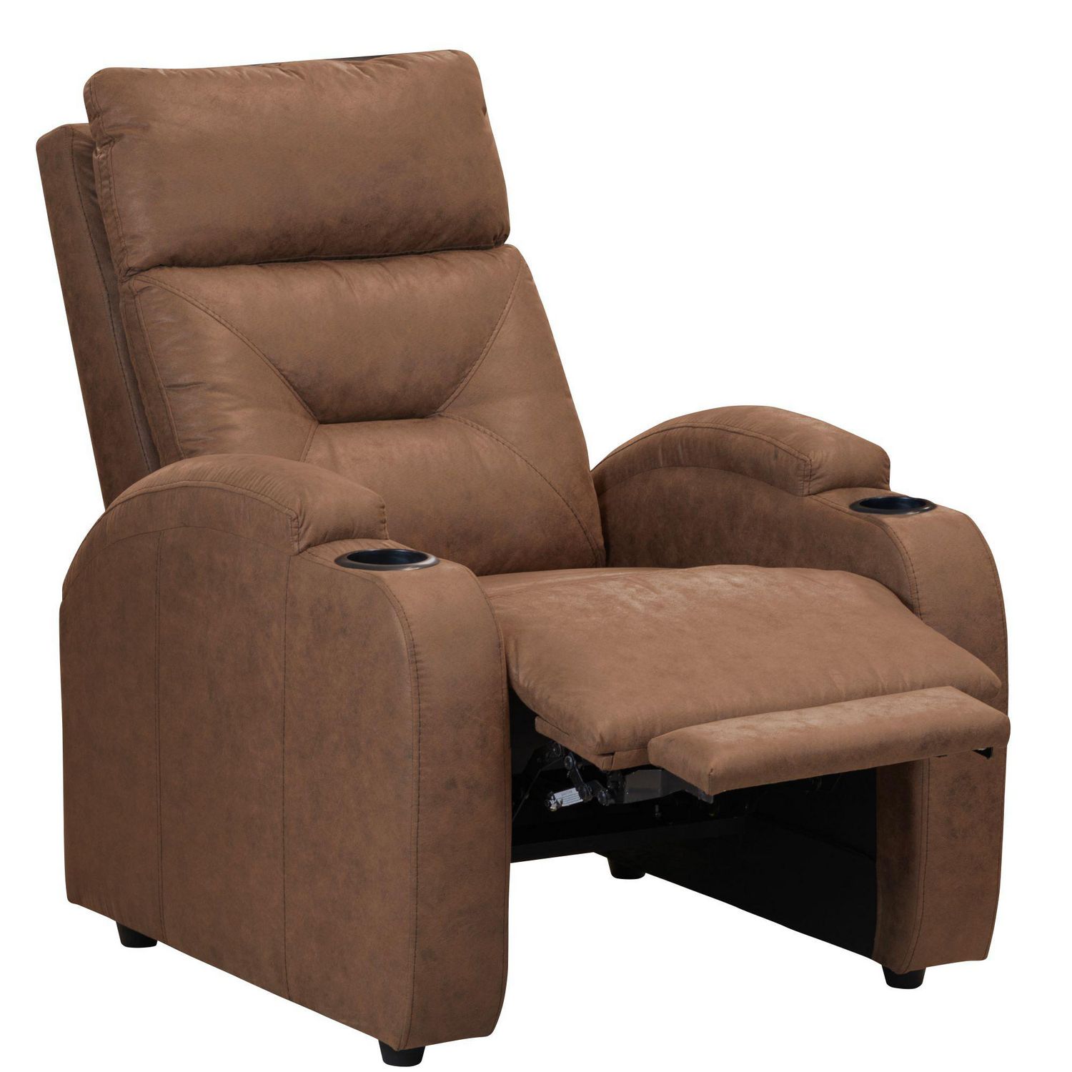 Silla Reclinable Logan 1 Puesto Estatica Tela Moca - Homecenter.com.co
