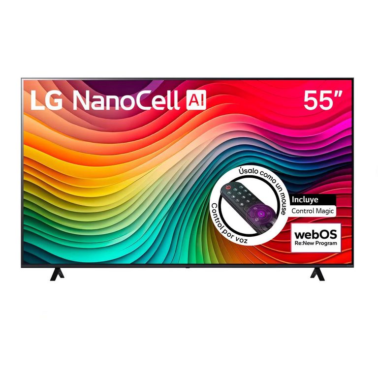 Televisor 55 Pulgadas Nano Cell 4K UHD Smart Tv Ai Incluye Magic Remote ...