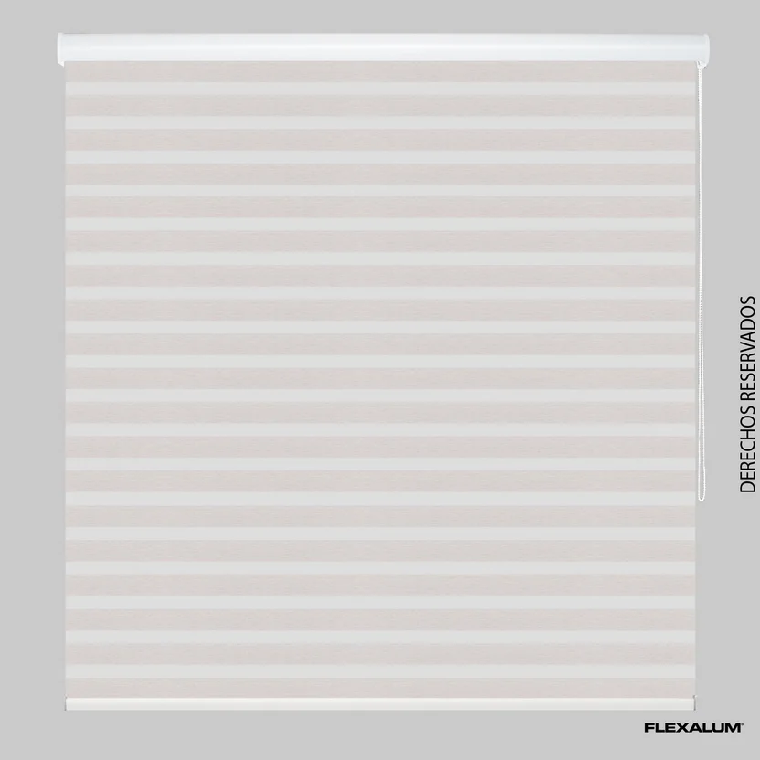 Persiana Enrollable Sheer Elegance Flora Natural 100-130 A 225-240 Cm - Homecenter.com.co