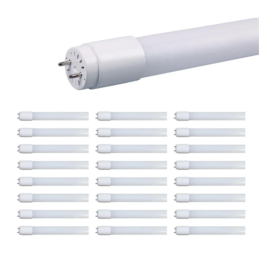 Set x25 Tubos Led T8 Vidrio 18w Luz Cálida Vcp 120cm - Homecenter.com.co