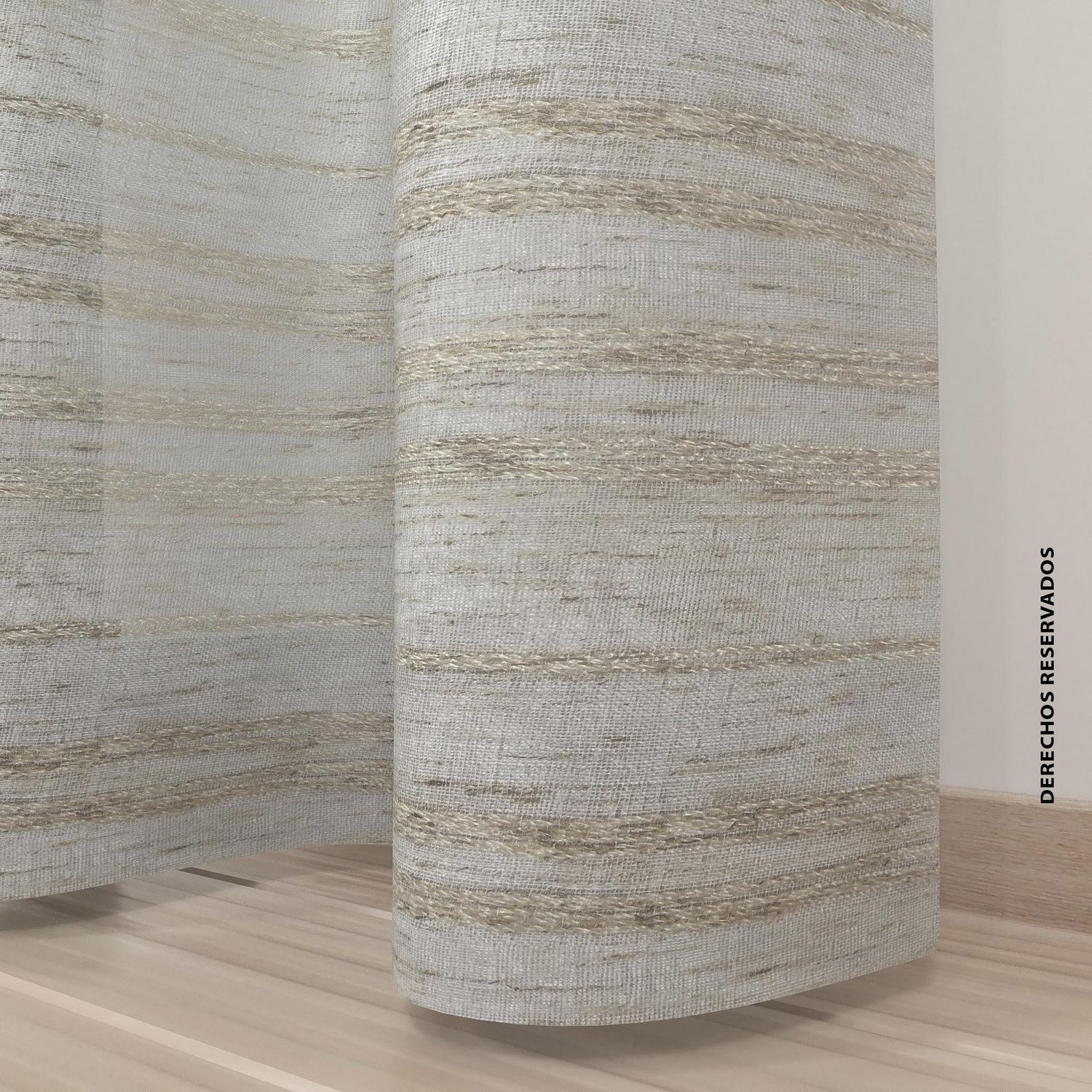 Cortina Velo Toscana 280x220 cm Beige Linen - Homecenter.com.co