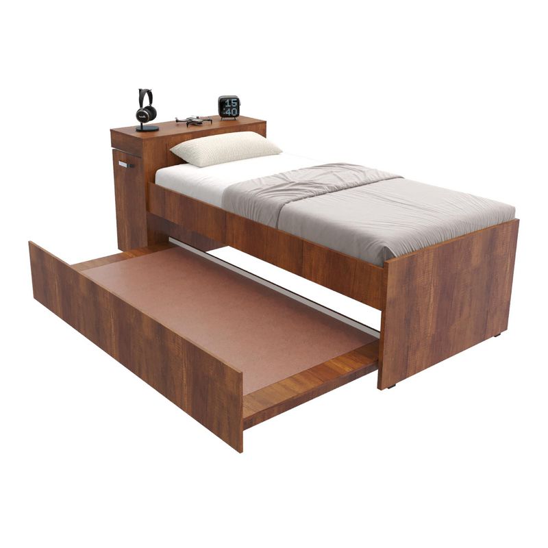 Cama Nido Multifuncional Lisboa V2 Caramelo MADERKIT | falabella.com