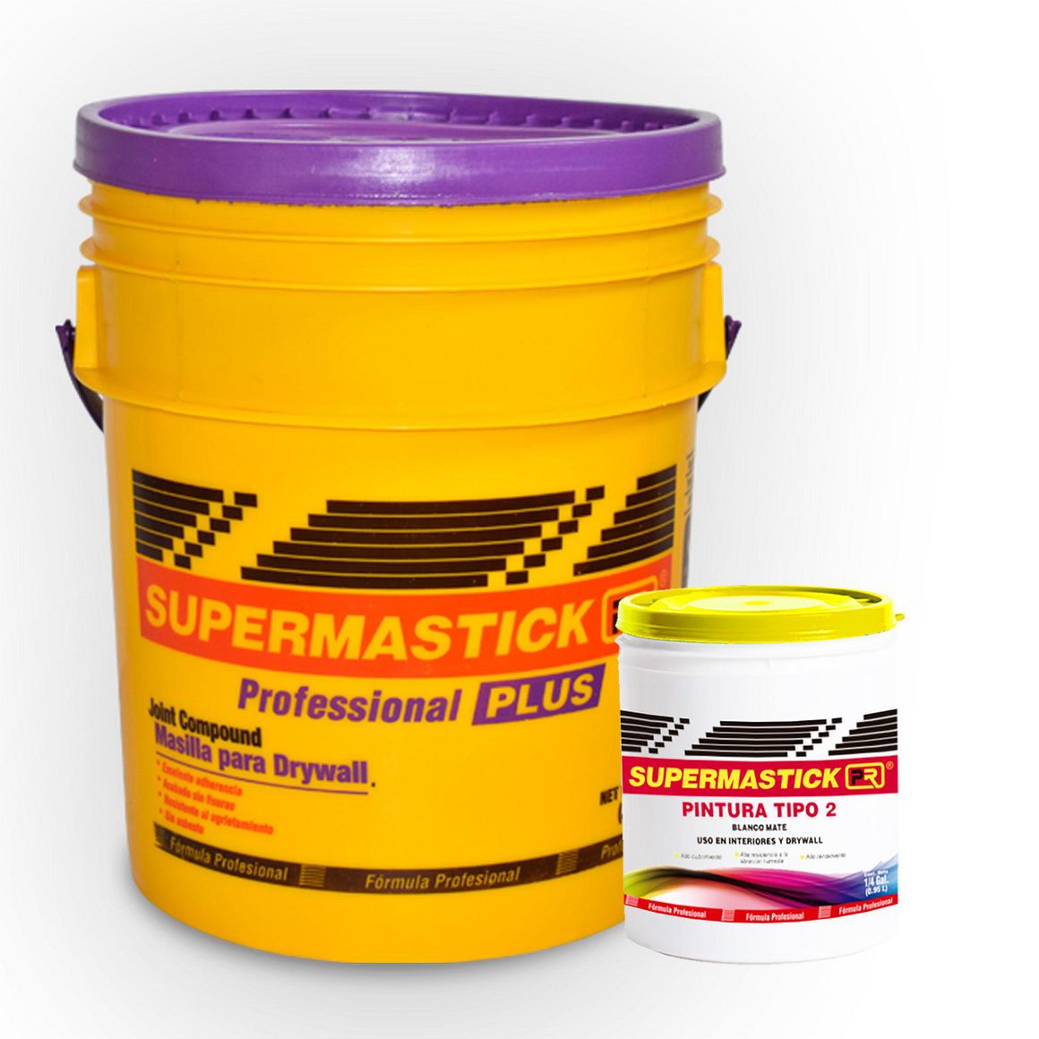 Masilla 28 Kg Supermastick + Pintura 1/4 - Homecenter.com.co