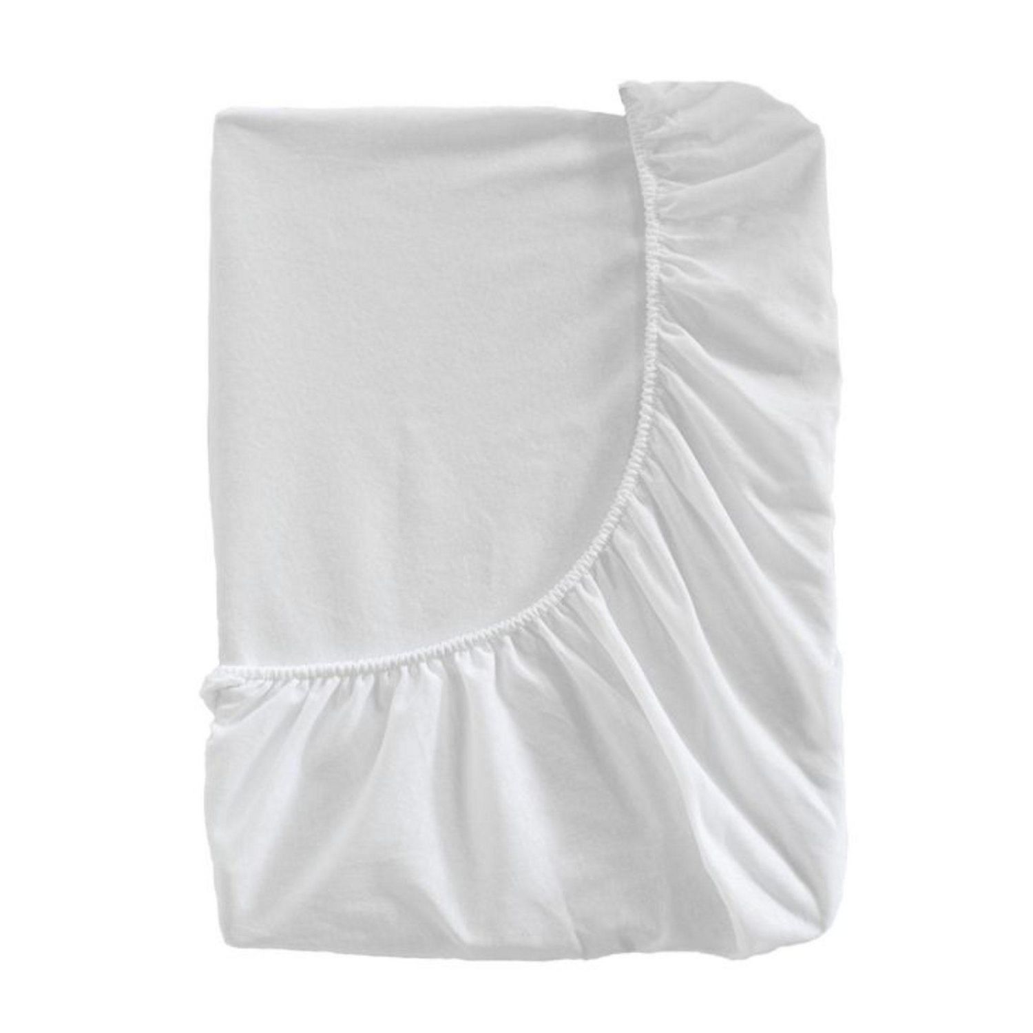 Protector De Cama Jersey Blanco Semi Doble - Homecenter.com.co
