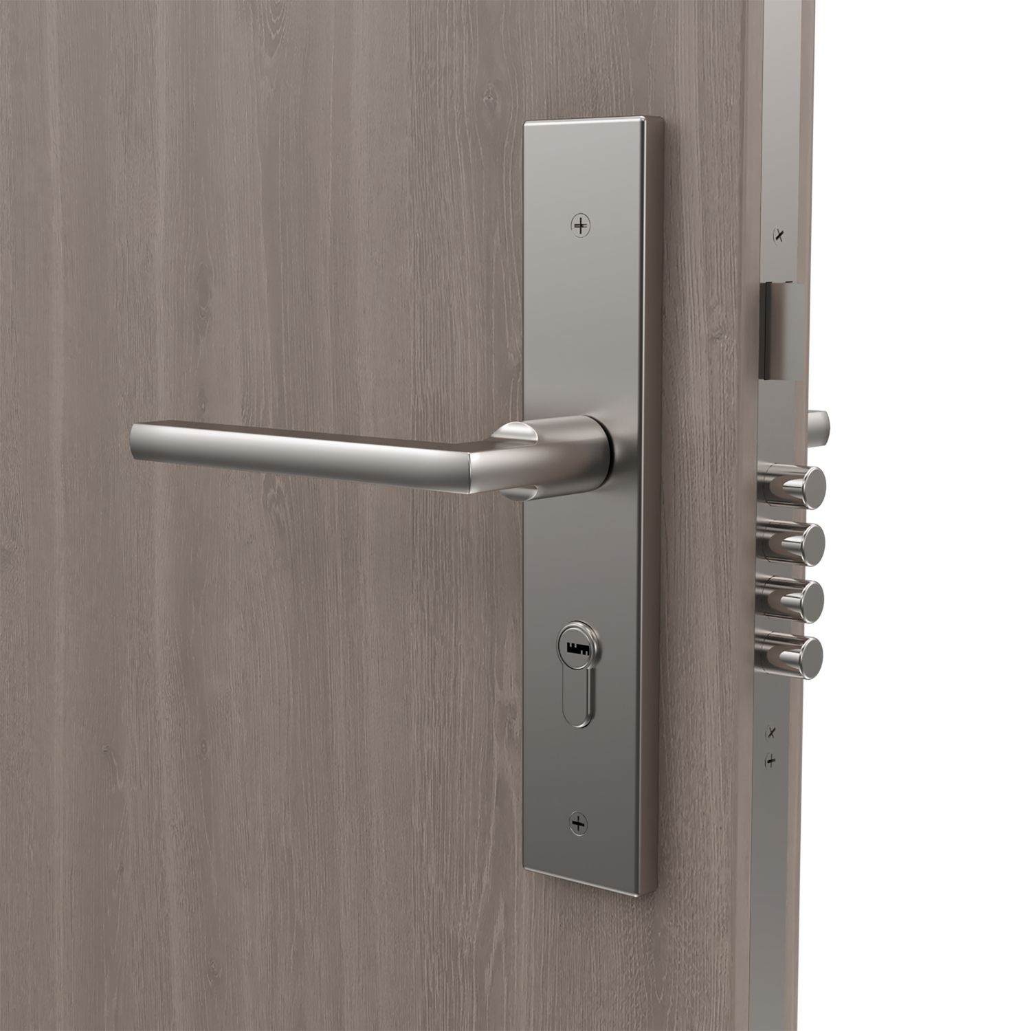 Kit Puerta De Acceso Madera 100x235cm Bardol - Homecenter.com.co