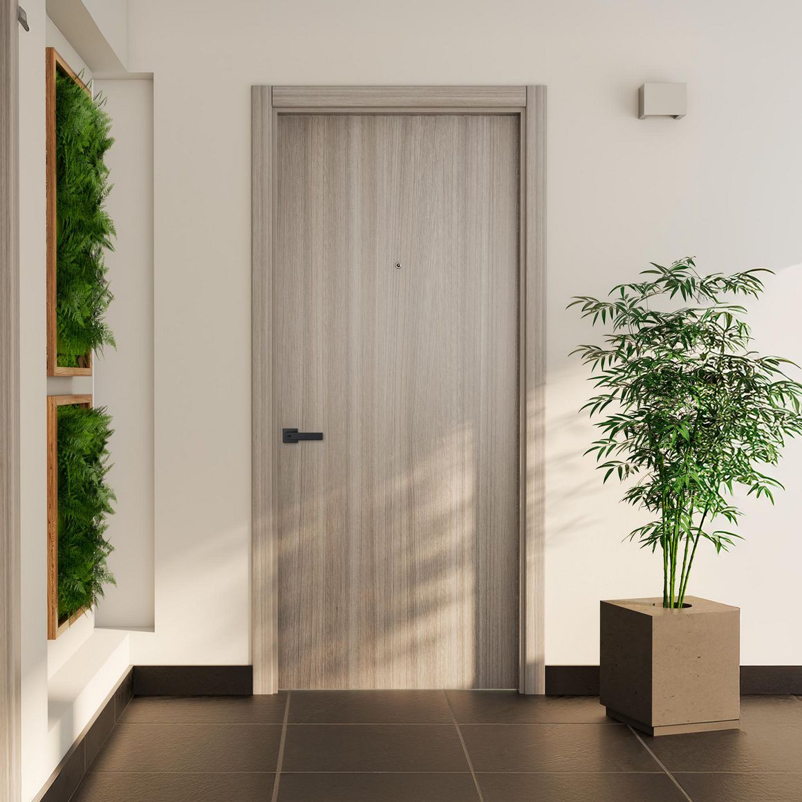 Puerta Melamina Humo 85x235cm - Homecenter.com.co