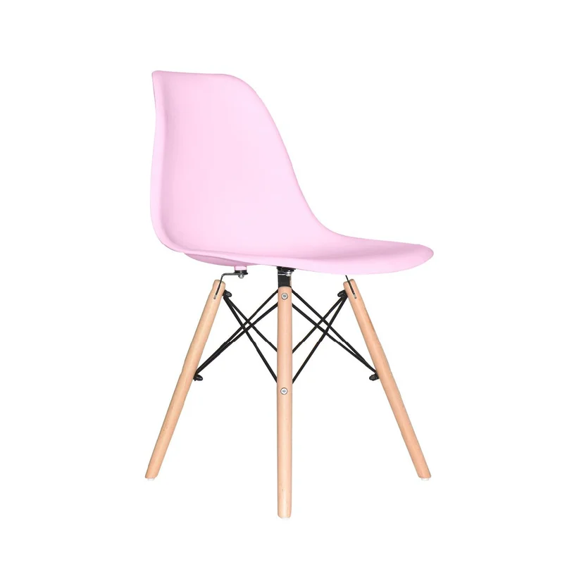 Silla Comedor Eames Rosado Bonno - Homecenter.com.co