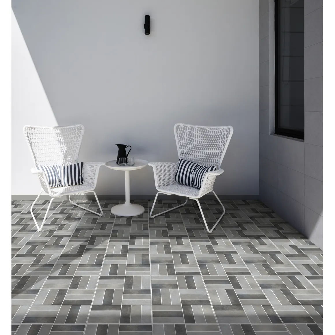 Mosaico Cinnamon Gris 28.5x28.5 cm - Homecenter.com.co