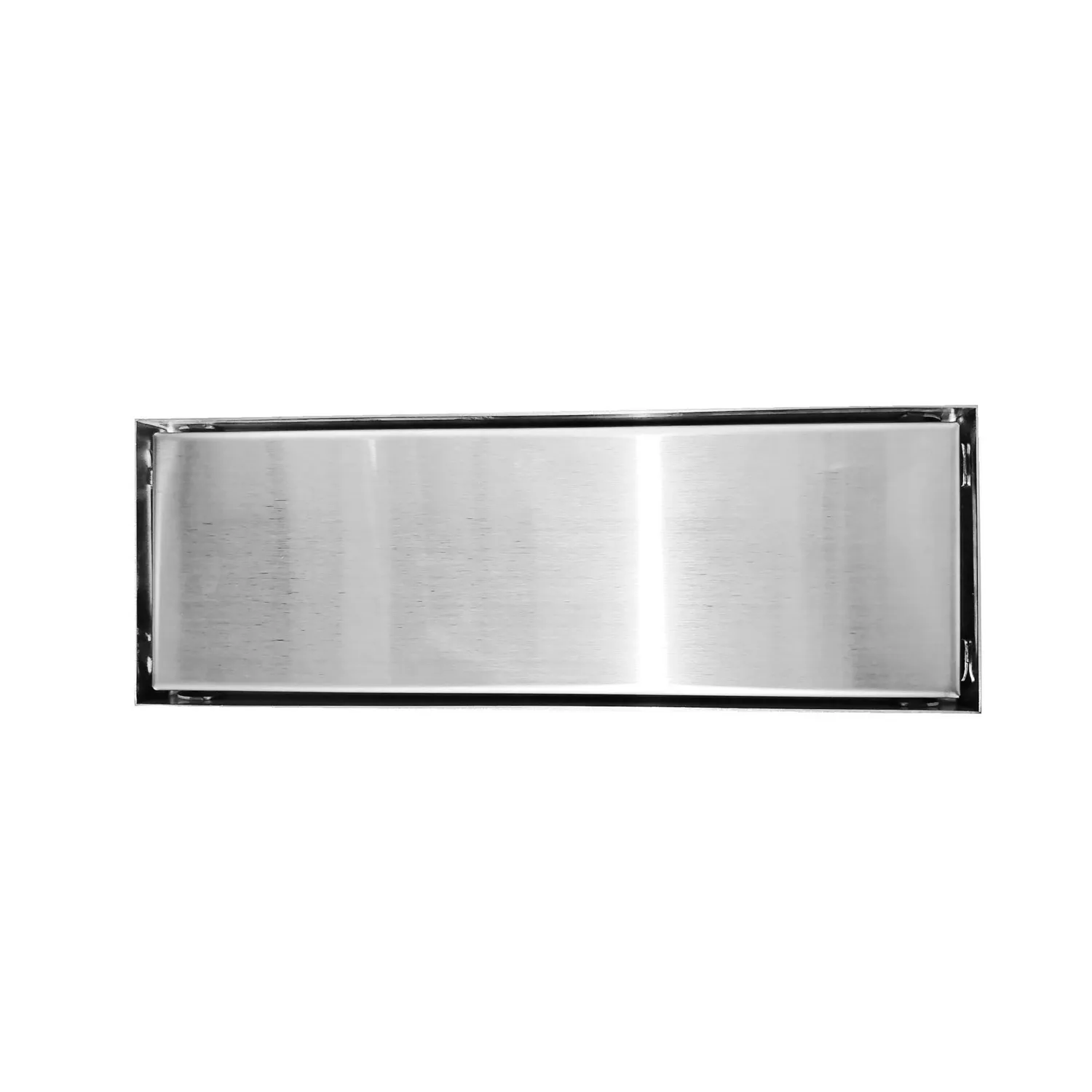 Rejilla Rectangular Piso Invisible 30x10 Satinada Sin Borde ...