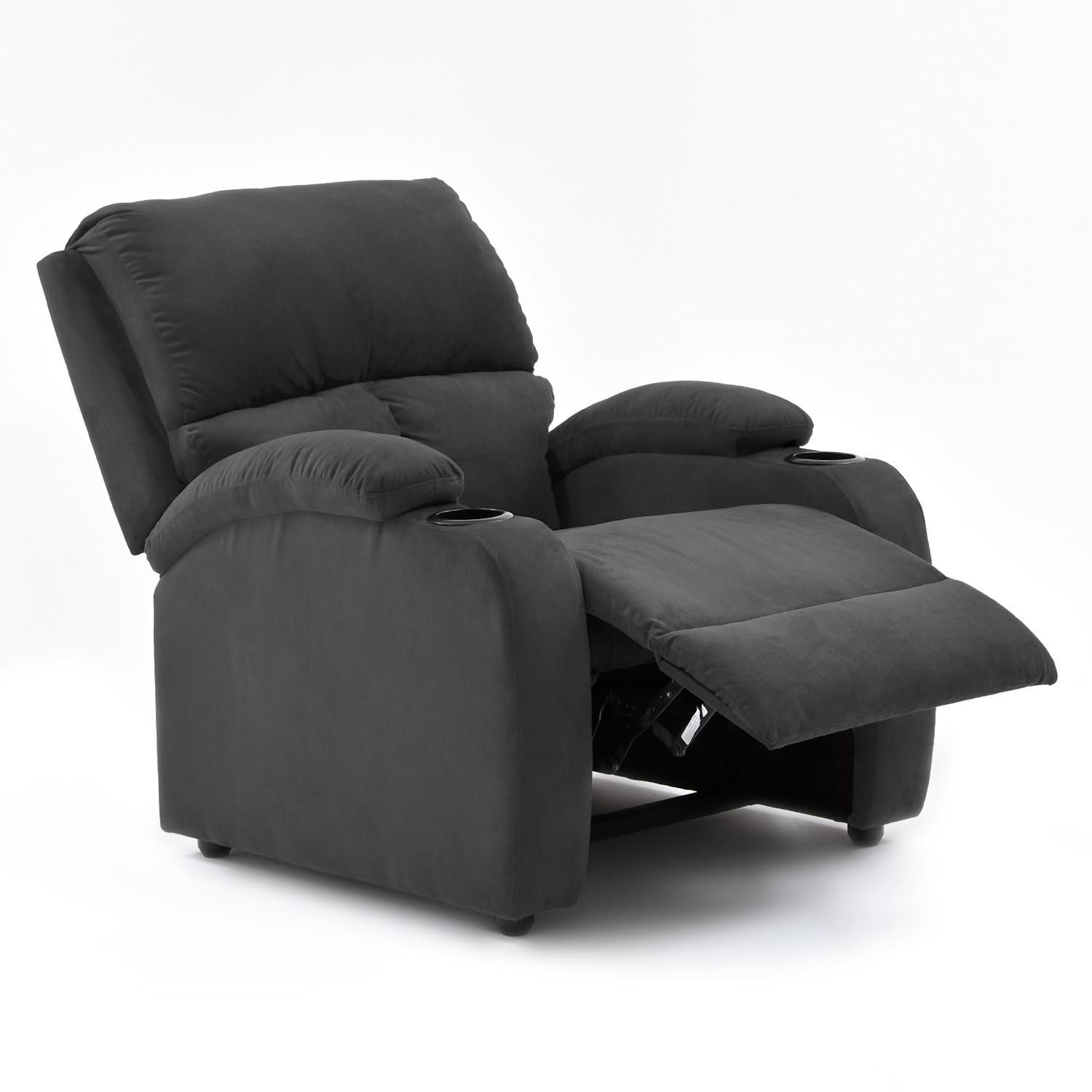 Silla Reclinable 1 Puesto Push Amber Tela Gris - Homecenter.com.co
