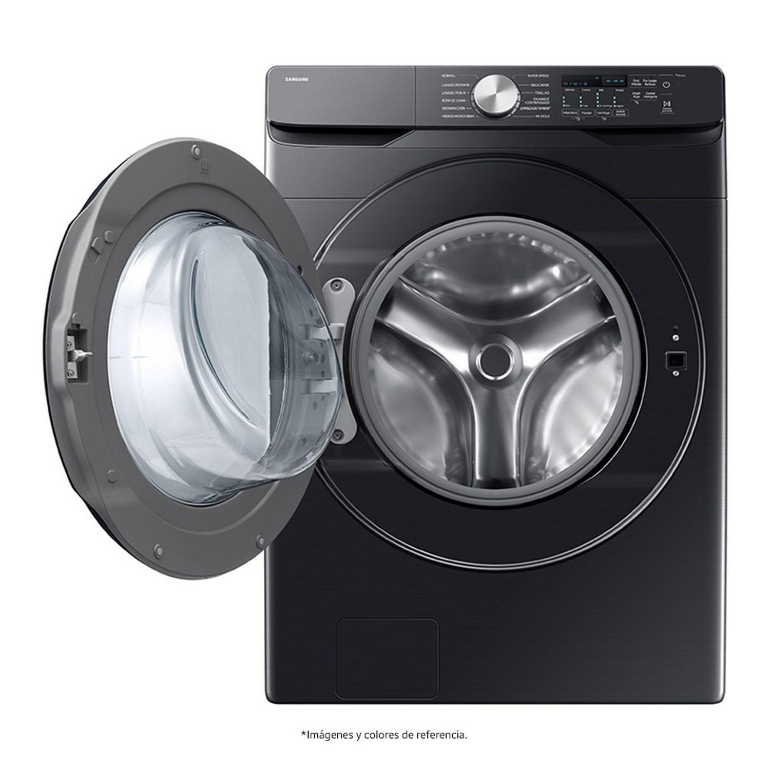 Lavadora Samsung Carga Frontal 26 Kg WF26DG8250AVCO Negro con Lavado ...