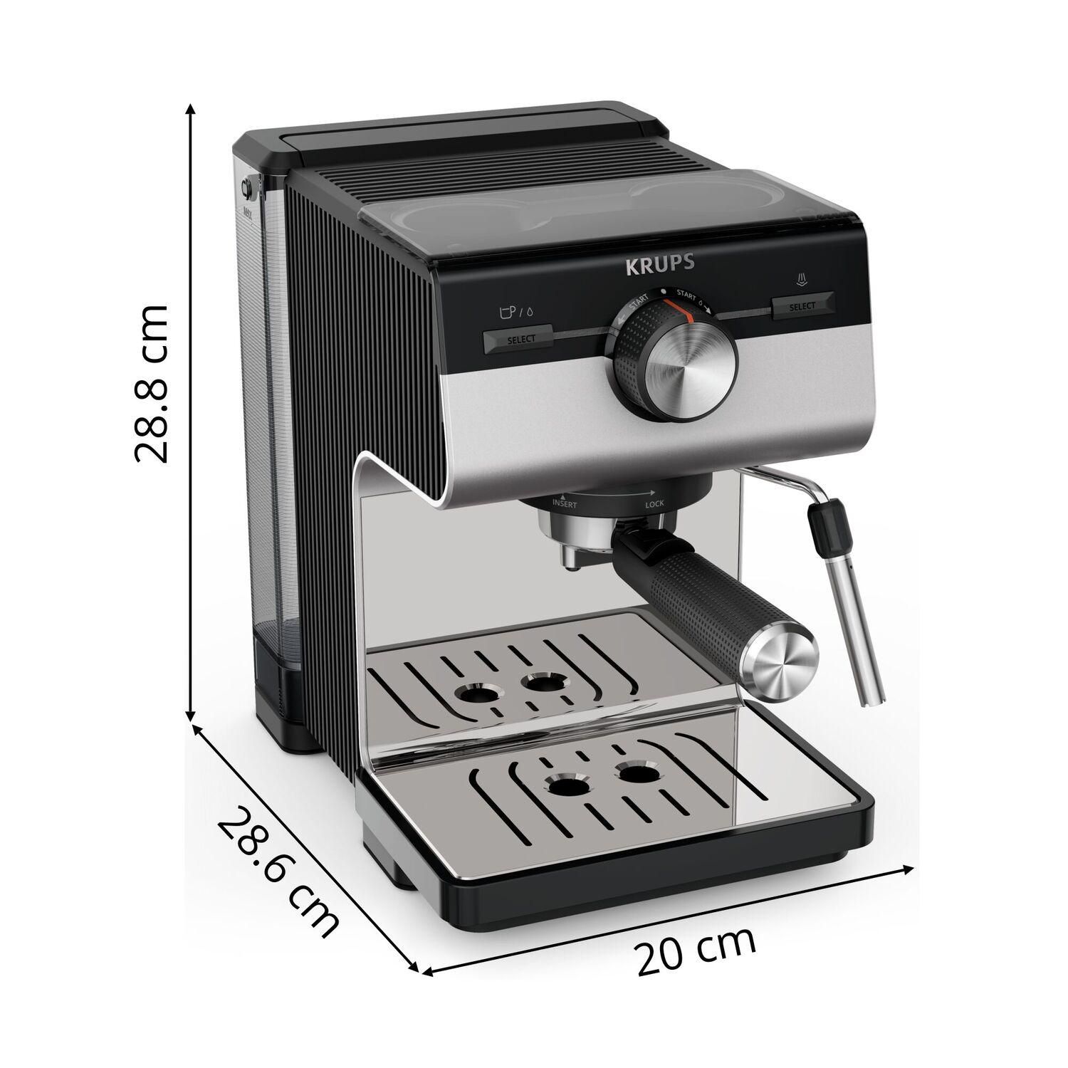 Máquina Espressería Manual Authentic 2 Litros Negro/Plateado ...