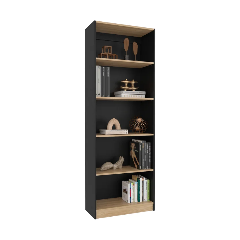 Estante Home E3 5 Espacios 180x628x29 Rta Wengue Fresno - Homecenter.com.co