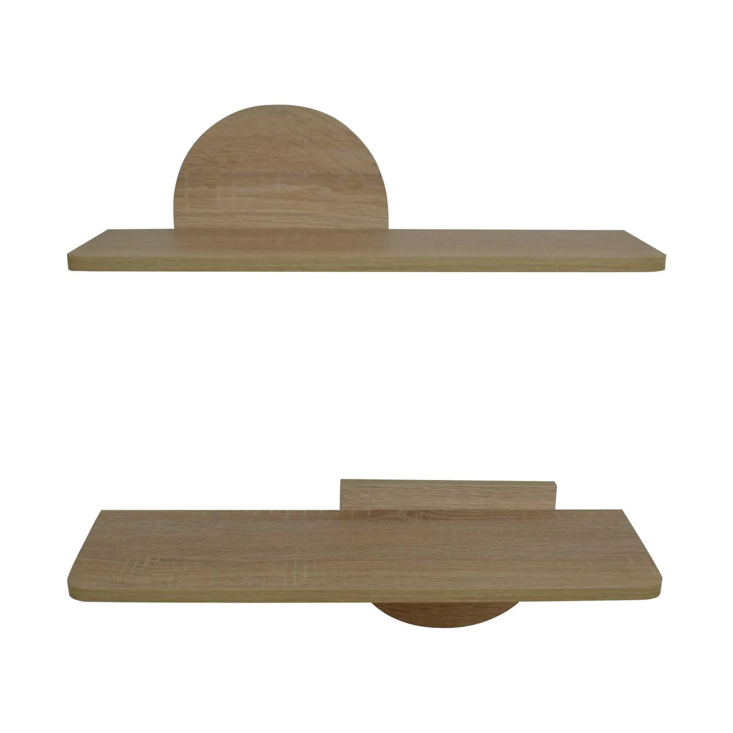 Combo X2 Repisas Barichara 47.5x14.5x14.5 cm Madera Natural ...