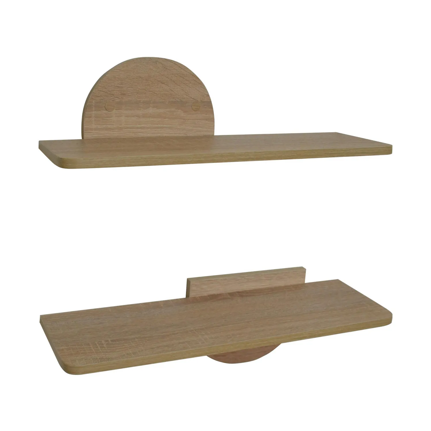 Combo X2 Repisas Barichara 47.5x14.5x14.5 cm Madera Natural ...