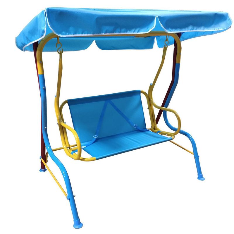 Sillón Columpio Infantil Metal/Poliéster Azul | falabella.com