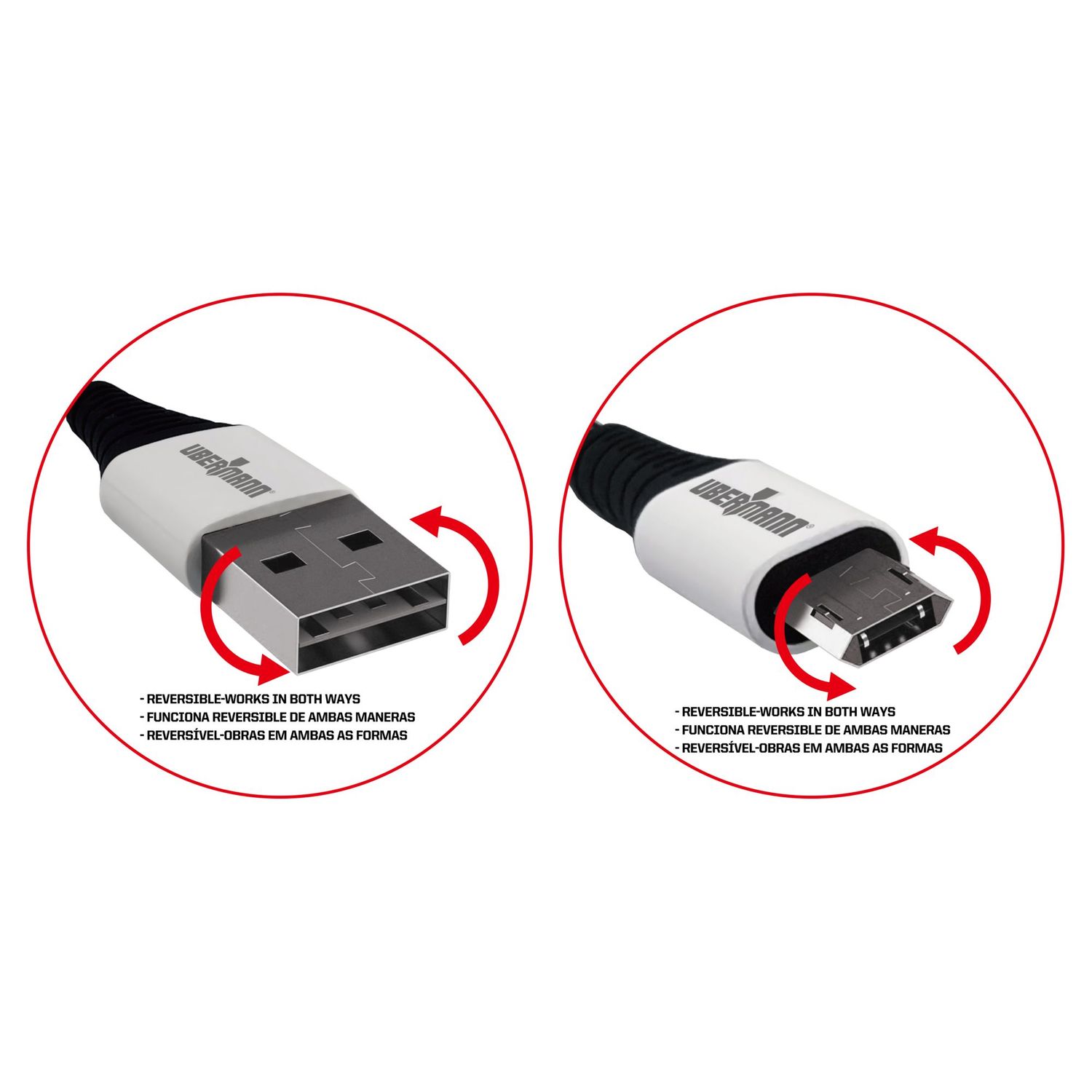 Cable Usb A Micro 2M Kev Uberm - Homecenter.com.co