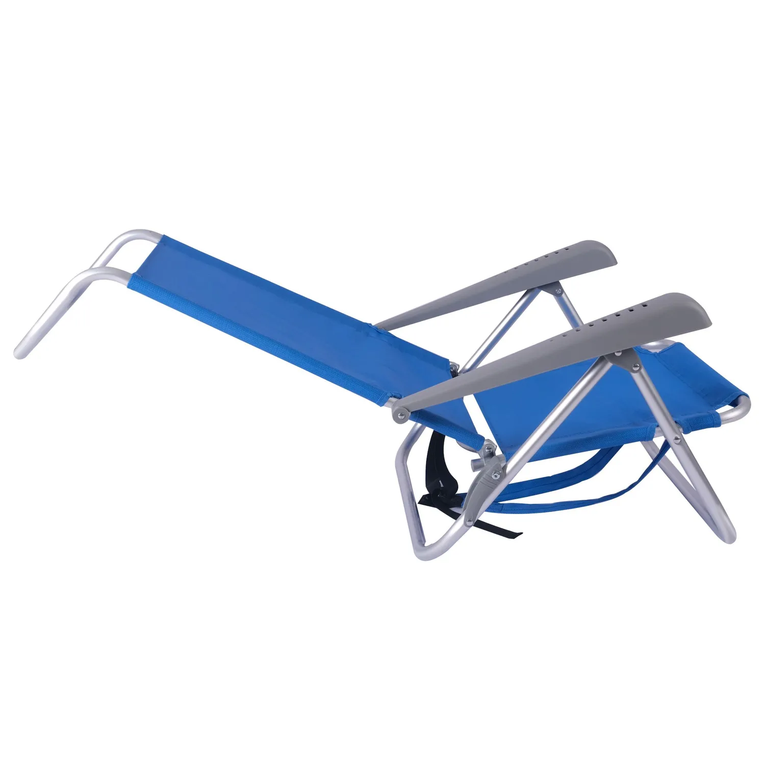 Sillón Playa Plegable Aluminio Deluxe Azul - Homecenter.com.co