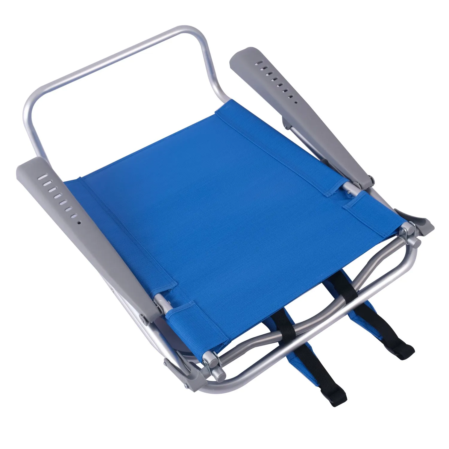 Sillón Playa Plegable Aluminio Deluxe Azul - Homecenter.com.co