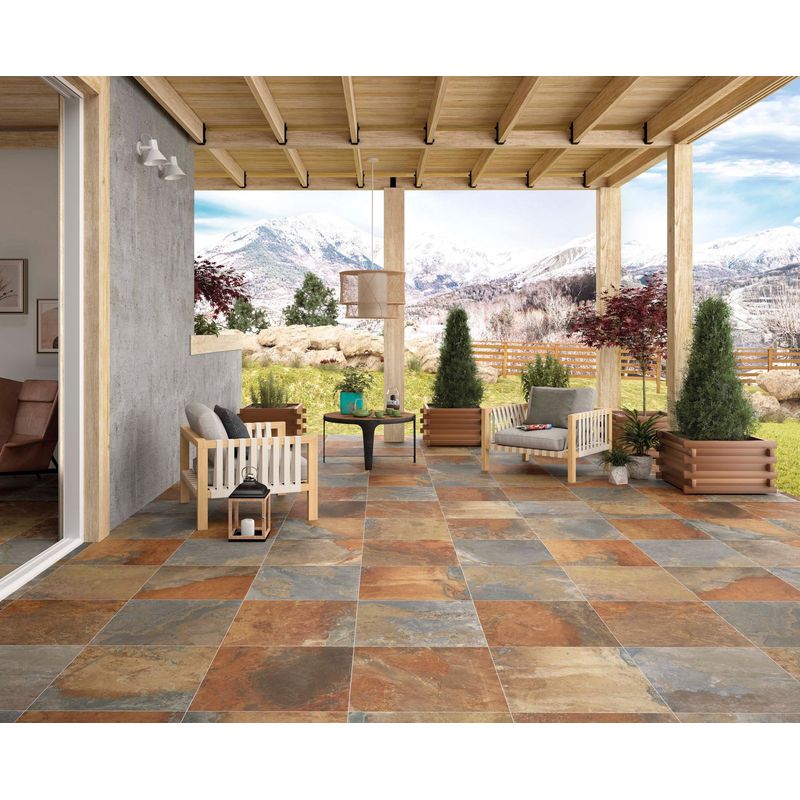 Piso Gres Porcelanico Vermont Rustico 33.3x33.3cm Caja 0.99 m2 STN ...