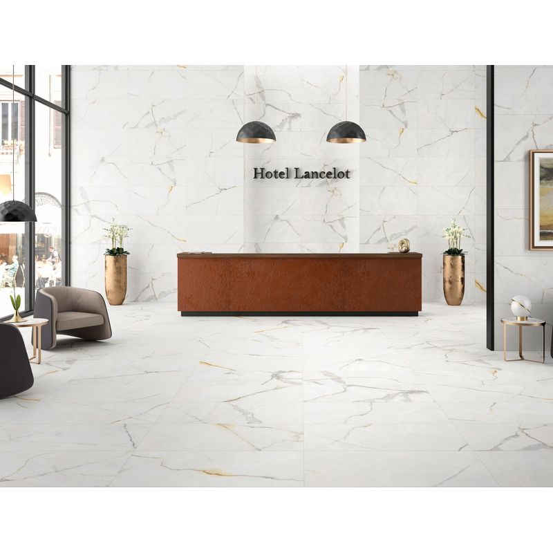 Piso Porcelanico Lancelot Gold 60x120 cm Caja 1.42 m2 Stn STN ...