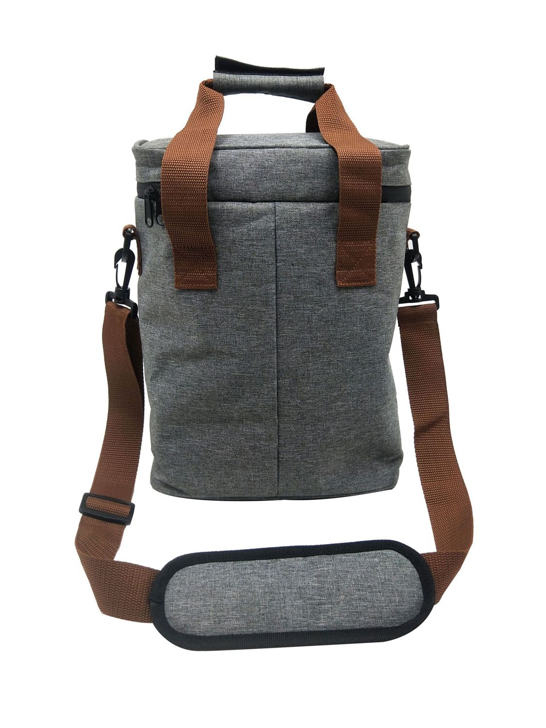 Nevera Morral Textil Denver Café 24x13.5x32 cm - Homecenter.com.co