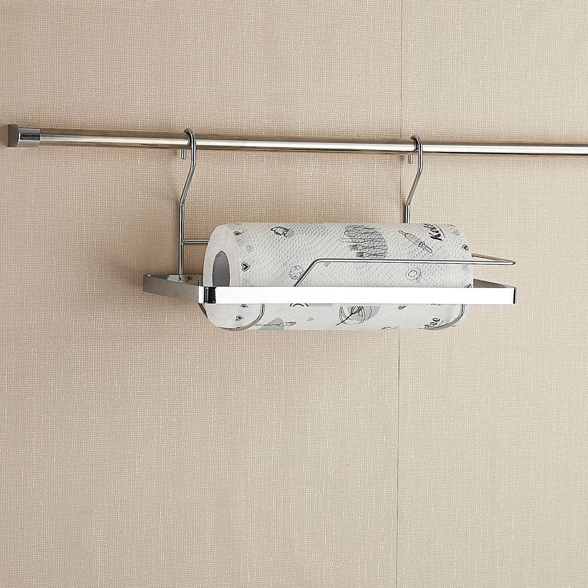 Portarollo Simple Acero Inoxidable Just Home Collection - Homecenter.com.co