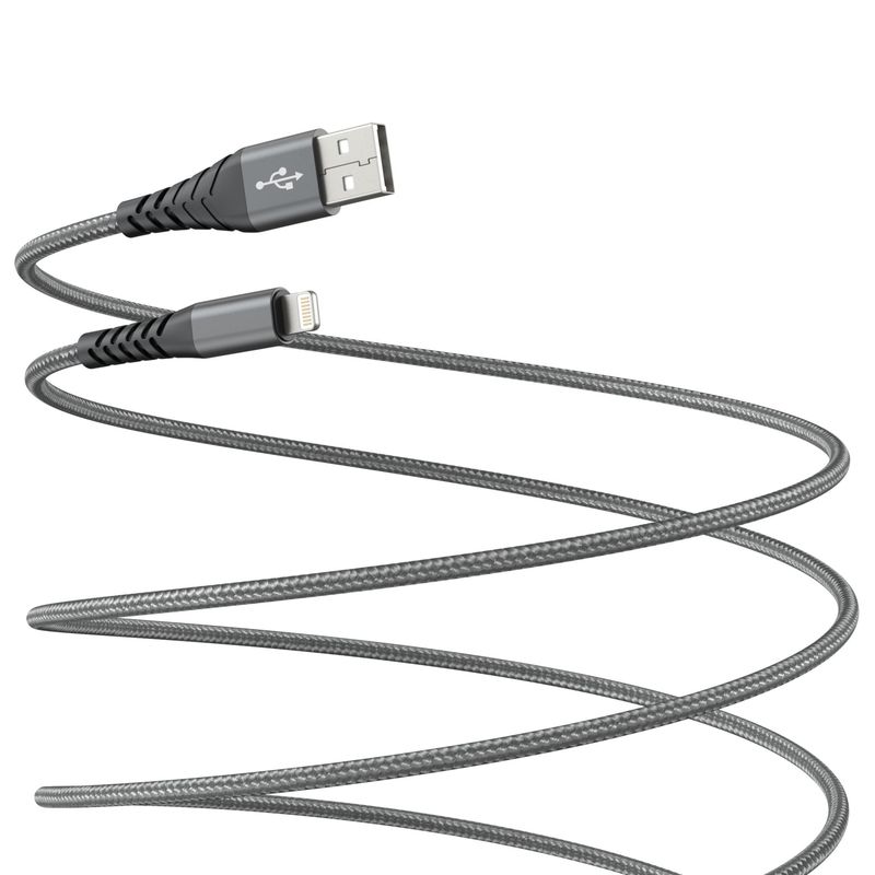 Cable Usb A Lightning 1.2M Graphite | falabella.com