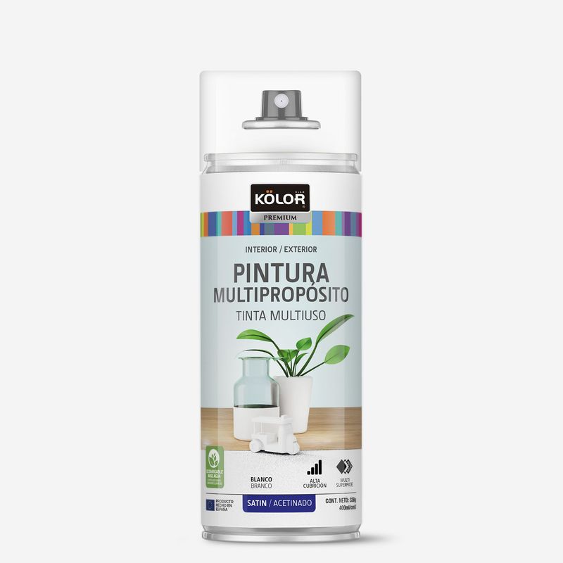 Aerosol Blanco Satin 400 ml KOLOR | falabella.com