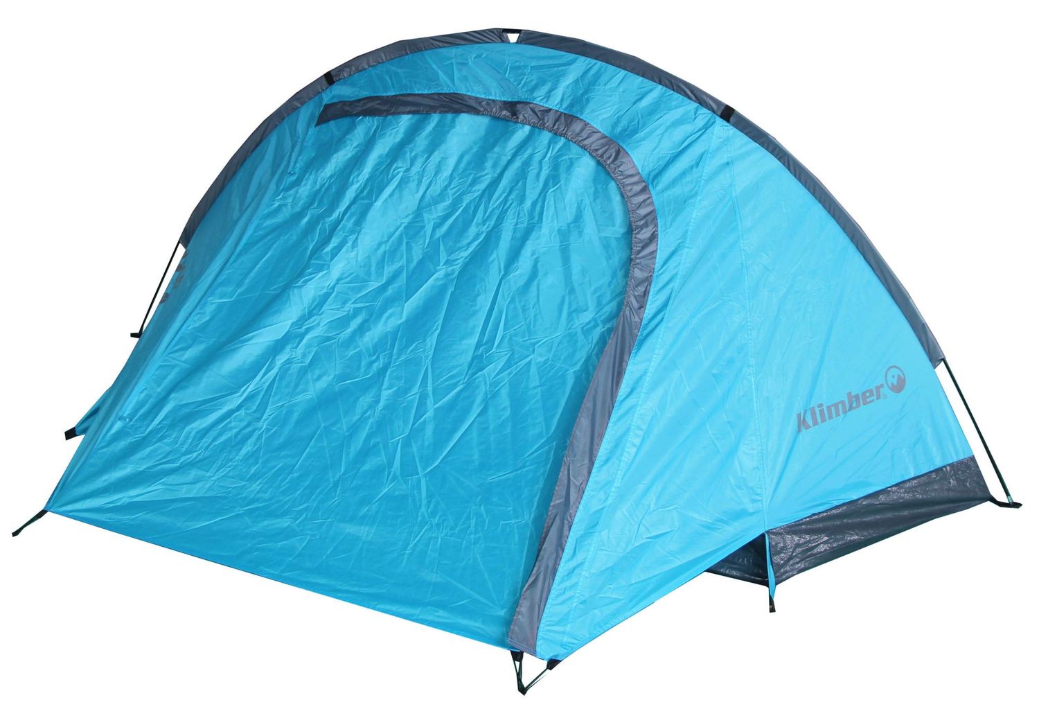 Carpa Para Camping 2 Personas Nylon Vesubio Azul y Gris Klimber ...