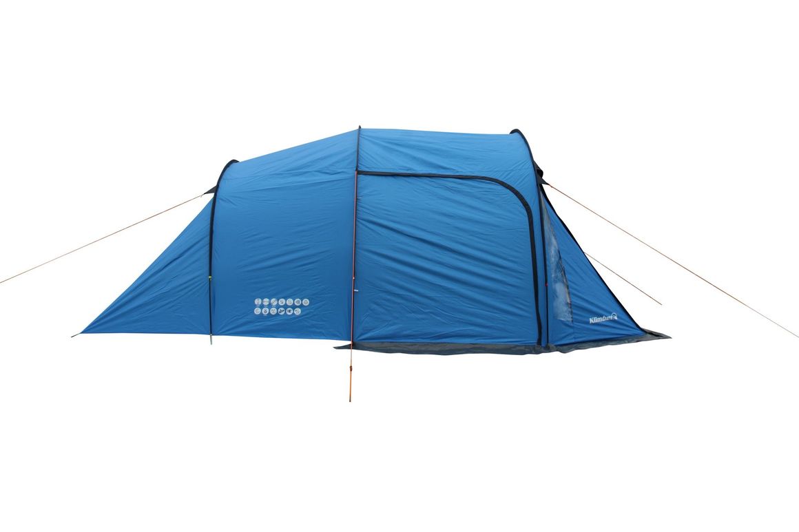 Carpa para Camping Klimber 4 Personas Azul Resistente al Agua, Ligera ...