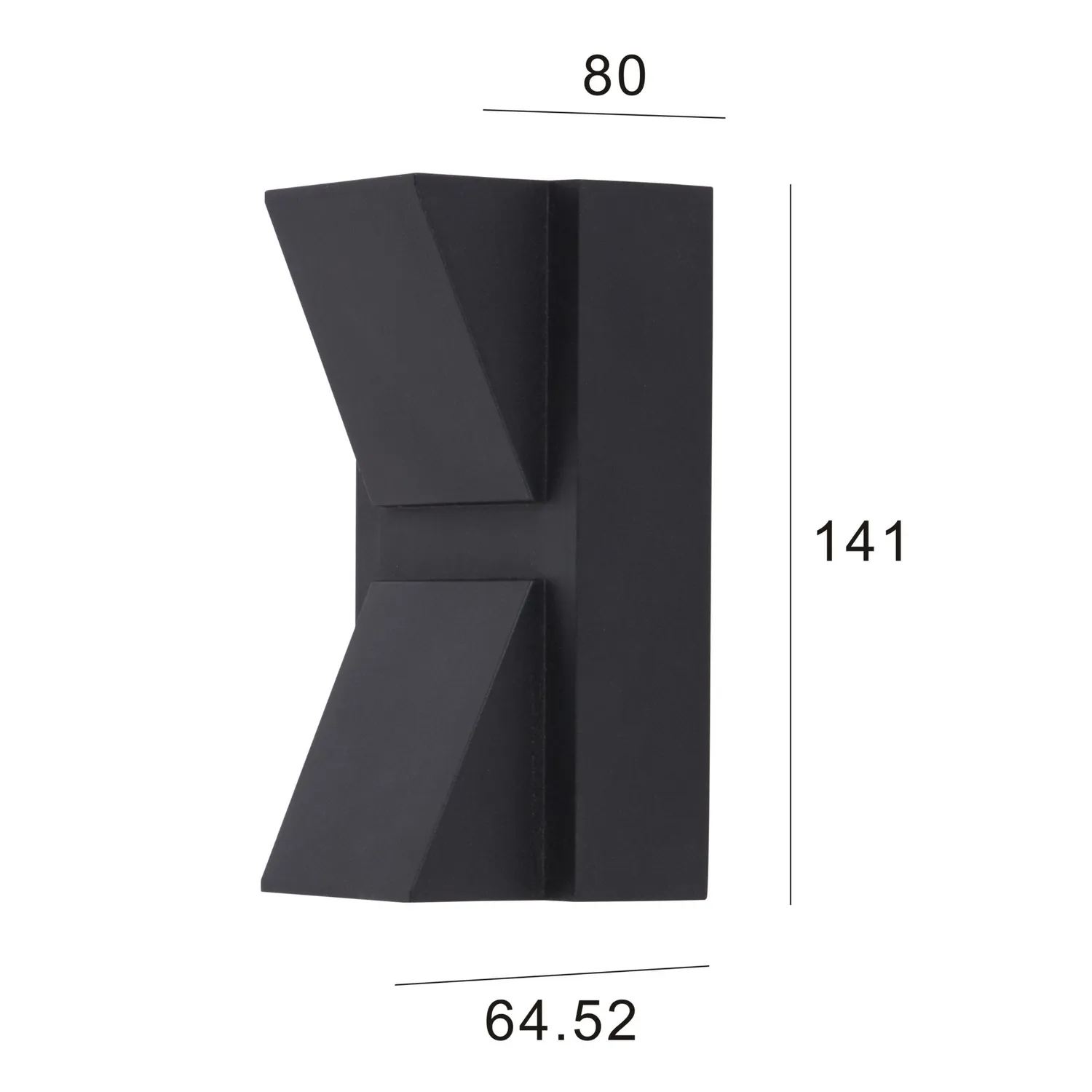 Aplique LED Sara Negro - Homecenter.com.co