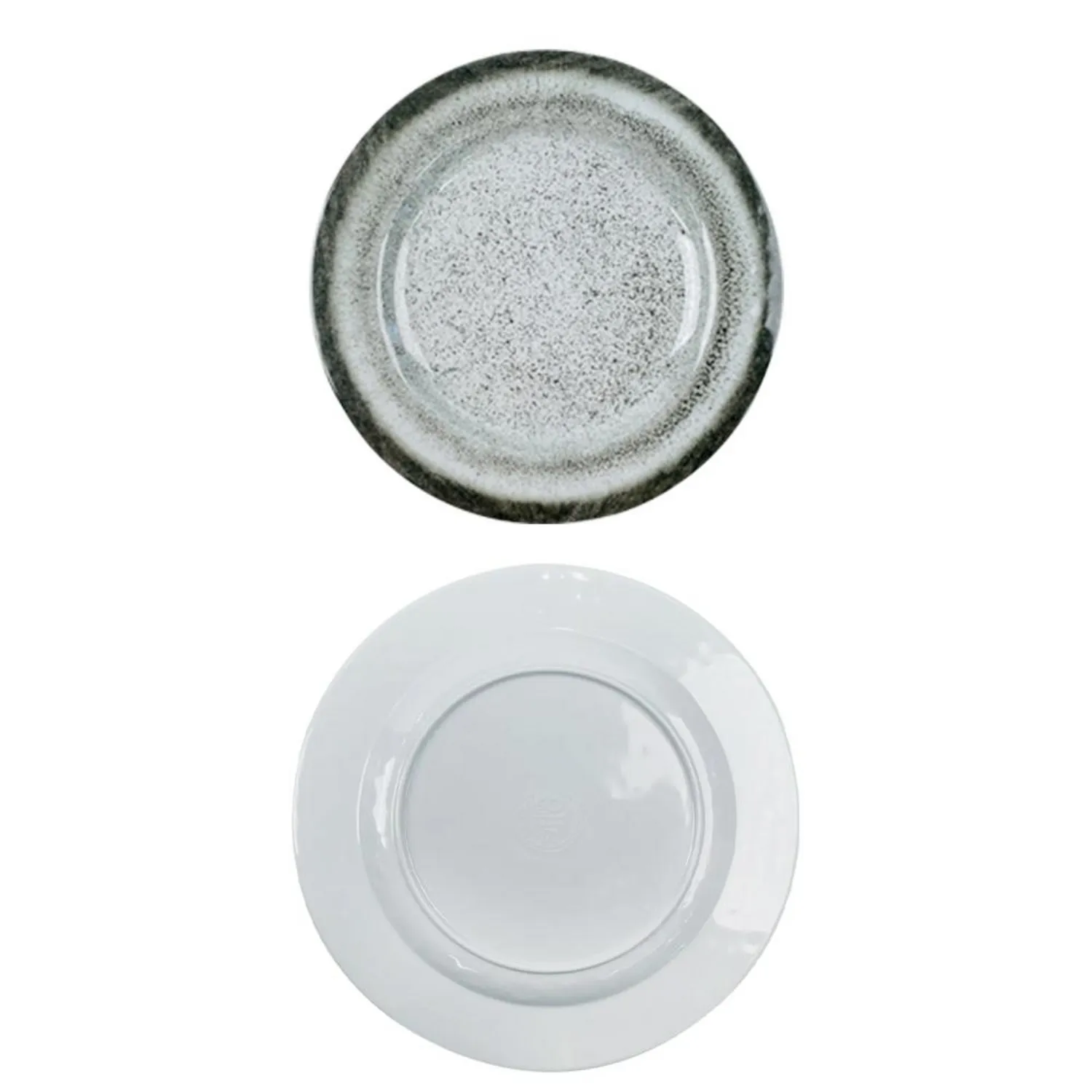 Plato Melamina Gris 23 cm - Homecenter.com.co