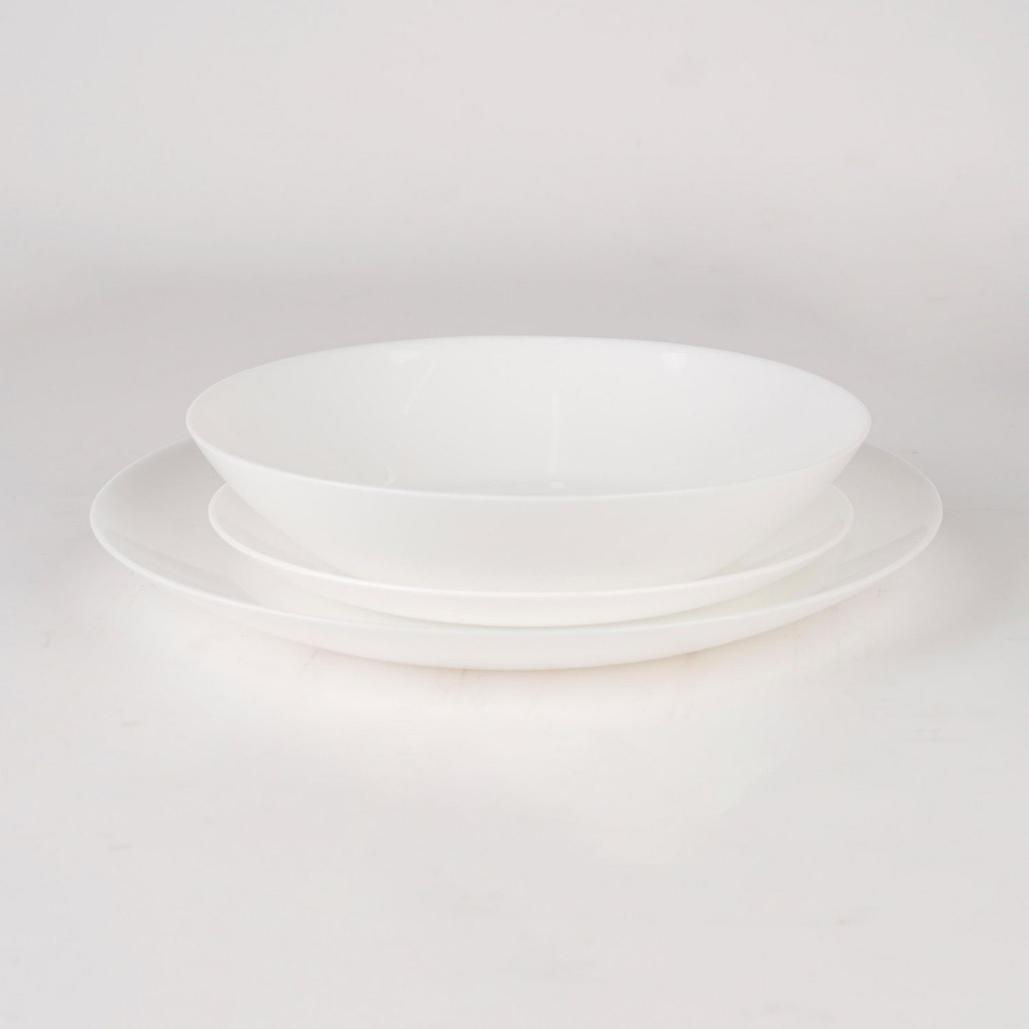 Plato Blanco Opal 25.4cm - Homecenter.com.co