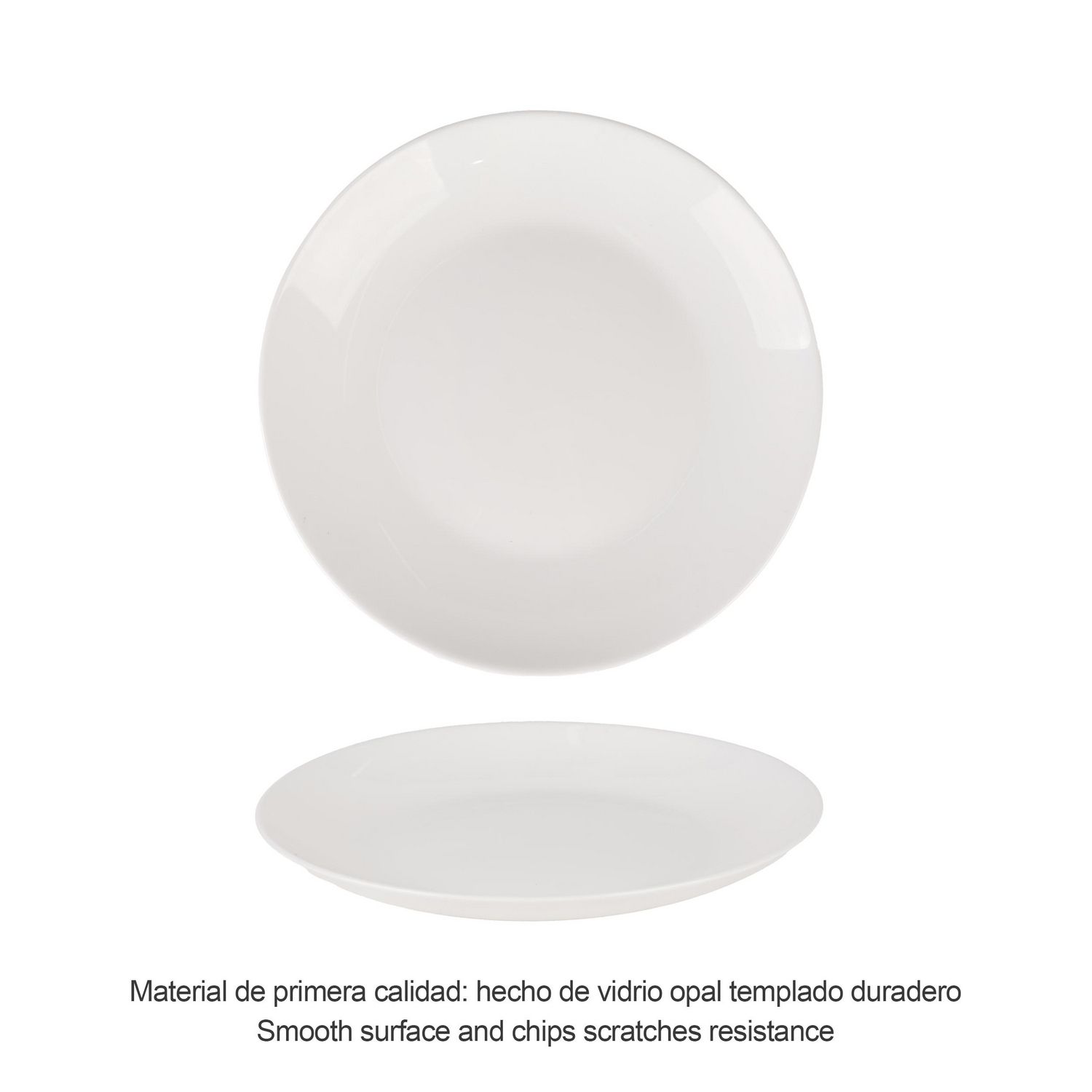 Plato Blanco Opal 19cm - Homecenter.com.co